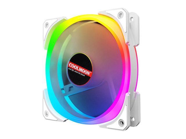 Click here for COOLMOON Computer Cooling Fan 12cm Mute PWM Intell... prices