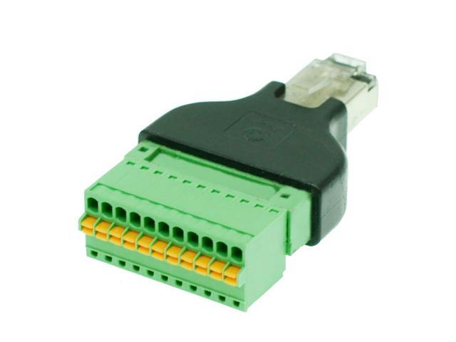 Click here for 1pc RJ50 Male to 11 Pin Spring Terminal Adapter Co... prices