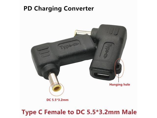 Click here for USB Type C Female PD Charge Input to 5.5x3.2mm Mal... prices
