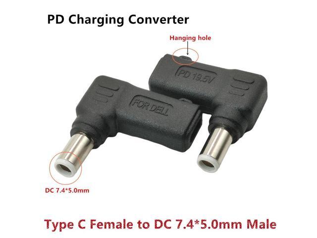 Click here for 65W PD USB Type C Female to DC 7.4*5.0mm Male Powe... prices