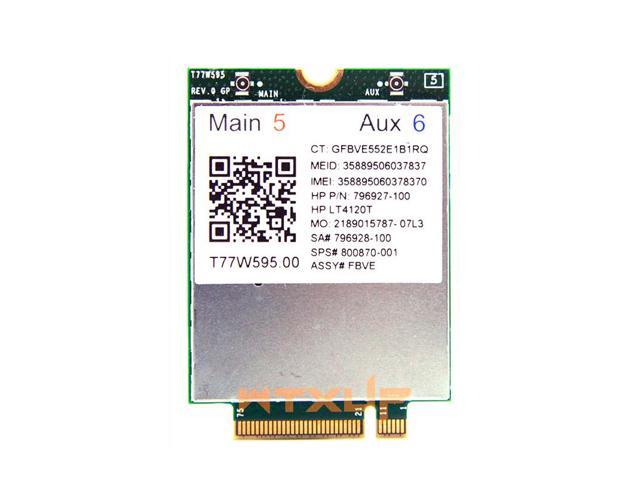 Click here for lt4120 X5 LTE T77W595 796928-001 4G WWAN M.2 150Mb... prices