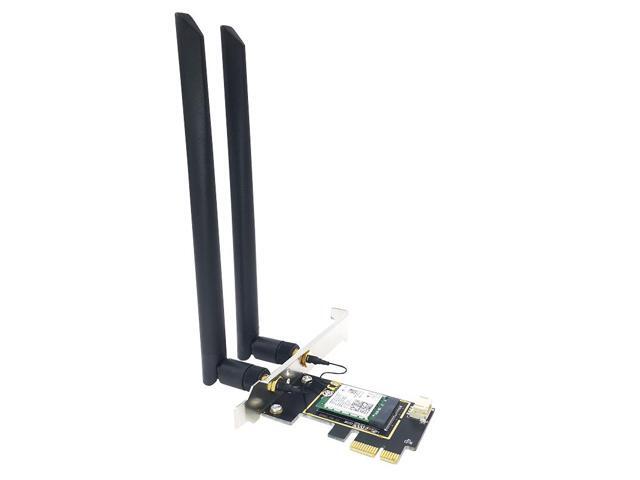 Click here for Desktop Wi-Fi 6 Intel AX210 PCIe WiFi Adapter Blue... prices