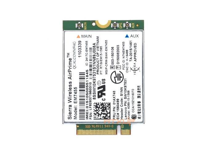 Click here for EM7455 FRU 01AX748 LTE 3G 4G Tarjeta for Thinkpad... prices