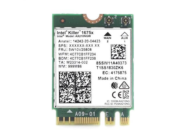 Click here for killer 1675X WI-FI 6E Tri Band 5374M For Bluetooth... prices