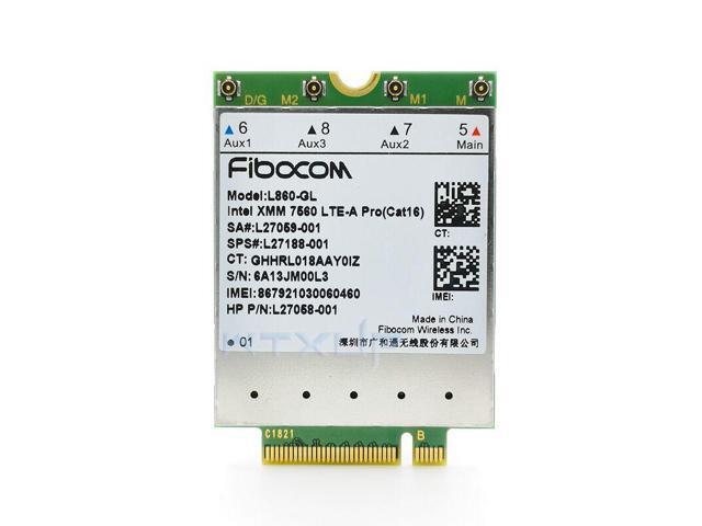 Click here for Fibocom L860-GL 4G LTE Module cat 16 SPS#L27188-00... prices
