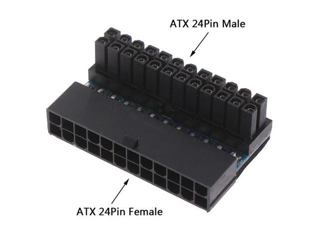 Click here for FOR 2Pcs/lot ATX 24Pin 90 degree 24 pin to 24pin P... prices