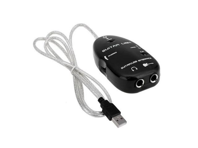 Click here for FOR Black Easy Plug and Play Guitar Link to USB In... prices
