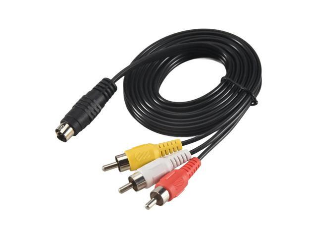 Click here for For 1.5M 4.9ft 3 RCA Male to 4 Pin S-Video Male TV... prices