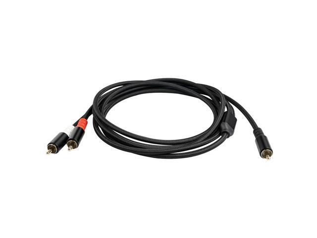Click here for For RCA Y Adapter Cable Subwoofer Y Cable 1X RCA t... prices
