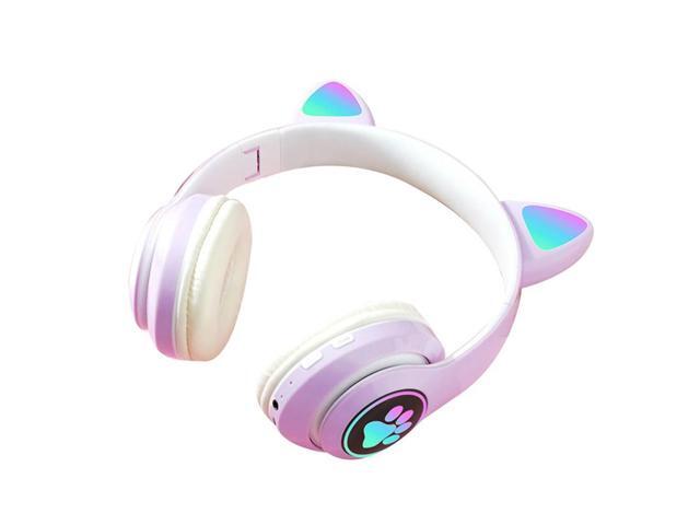 Click here for For Cute Cat Ear Headphone Kid Girl Music Wireless... prices
