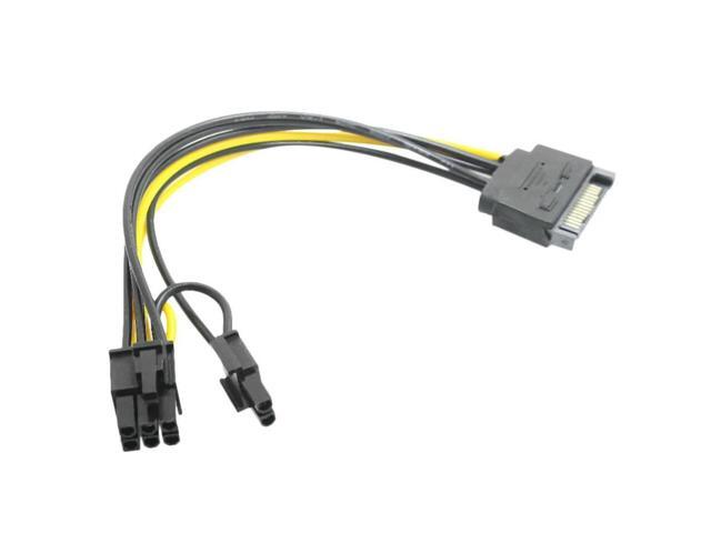 Click here for FOR 15Pin SATA Male to 8Pin(6+2) PCI-E Power Suppl... prices