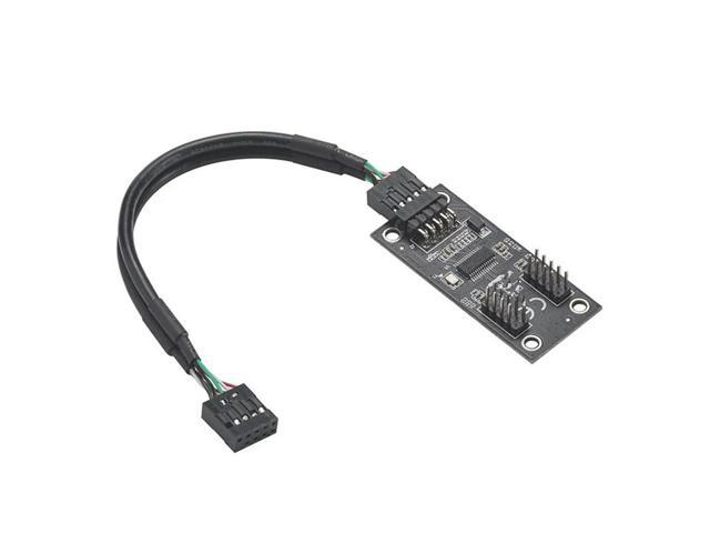 Click here for FOR USB Hub USB Splitter USB2.0 9Pin to Dual 9Pin... prices