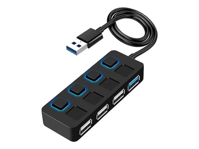 Click here for FOR 4 Ports USB 3.0 Hub with Individual LED Lit Po... prices