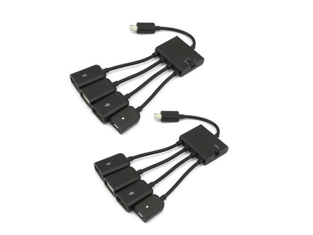 Click here for FOR 2Pcs 4 Port Micro-USB OTG Hub Cable Con tor Sp... prices