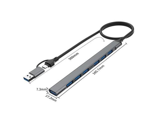 Click here for FOR 7 Port USB Hub Slim Mini 2 in 1(USB-C+USB 3.0)... prices