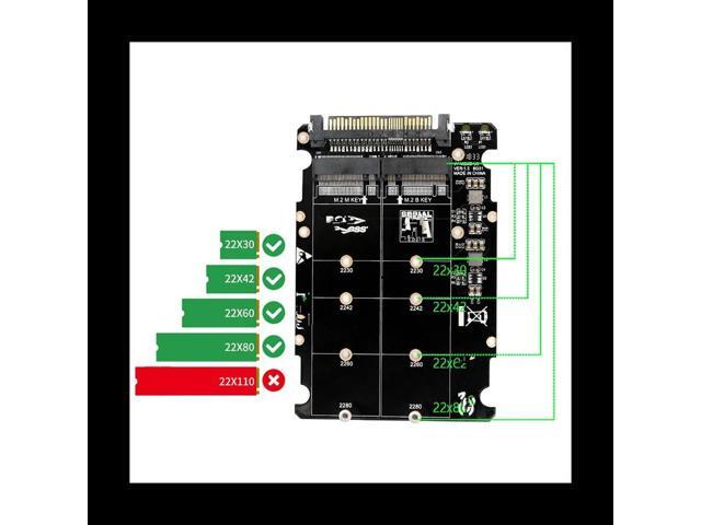 Click here for FOR Portable SFF-8639 NVME U.2 to NGFF M.2 M Key &... prices