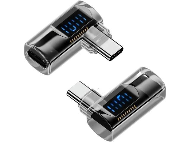 Click here for FOR 2 Pack 90 Degree USB C Adapter with Display  1... prices