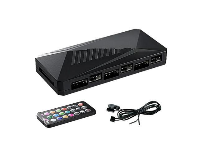 Click here for FOR 6P ARGB 6-Way Splitter 5V 3Pin Fan Controller... prices