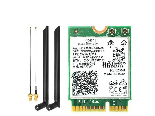 Click here for FOR 1650i AX201NGW WiFi Card+2x8DB 3000Mbps WIFI6... prices