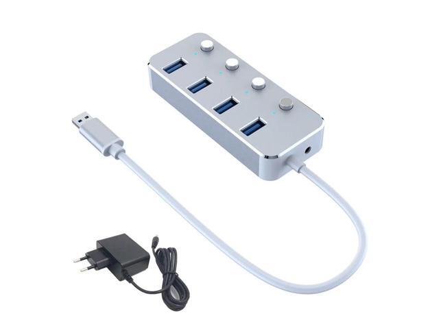 Click here for FOR USB 3.0 Power Adapter 4 Ports Aluminum Alloy S... prices