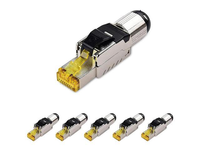 Click here for FOR 6-Pack Tool Shielded RJ45 Cat 8  Cat8 Field Te... prices