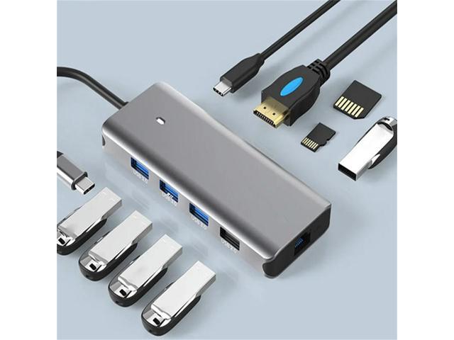 Click here for FOR Blueendless Aluminum USB C to 10 in 1 HUB 4k 6... prices