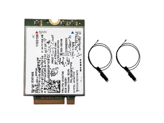 Click here for FOR EM7455 01AX746 3G 4G Card+2x for X1 Carbon 5Th... prices