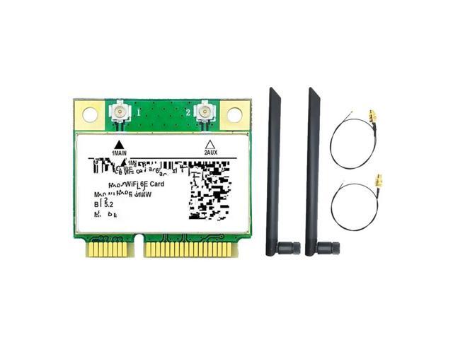 Click here for FOR AX210HMW WiFi Card+2X WiFi 6E Mini PCI-E AX210... prices