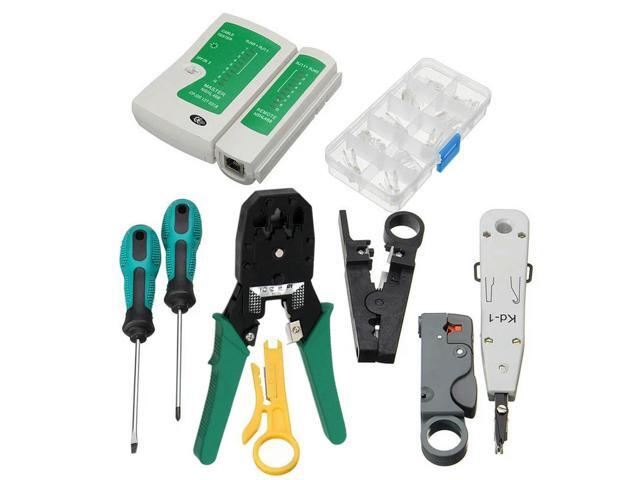 Click here for FOR 11Pcs RJ45 Network Tools Cable Wire Tester Cri... prices