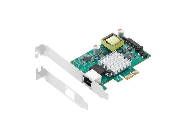 Click here for FOR PCIE to 2.5G POE Gigabit Card Single Port RJ45... prices