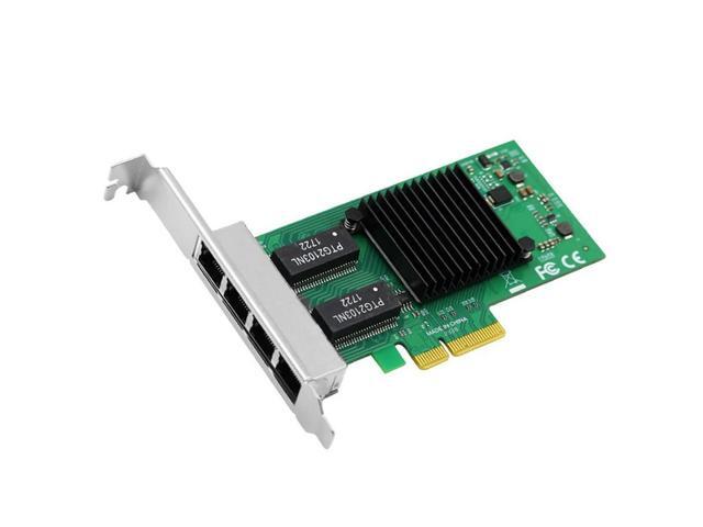 Click here for FOR 4Port PCIE X4 RJ45 Lan Network Card High Speed... prices