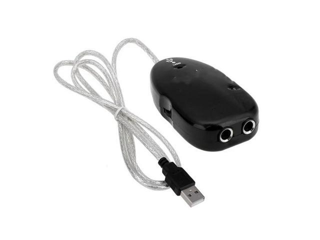 Click here for FOR Black Easy Plug and Play Guitar Link to USB In... prices