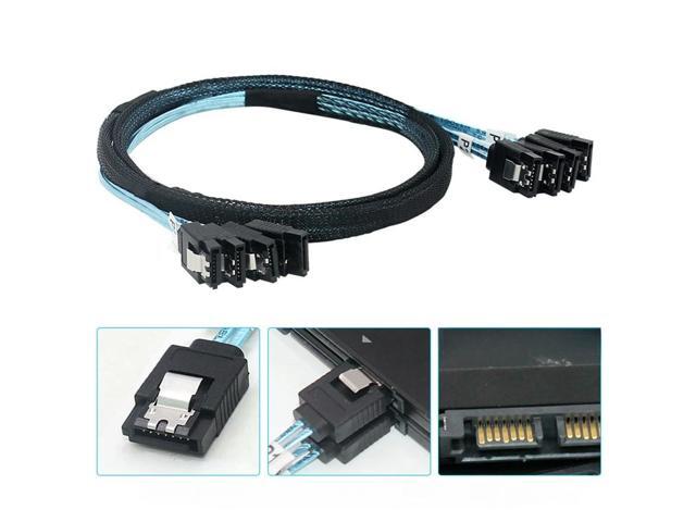 Click here for FOR Durable PC Hardware Cable: 4 Ports SATA to 4 P... prices