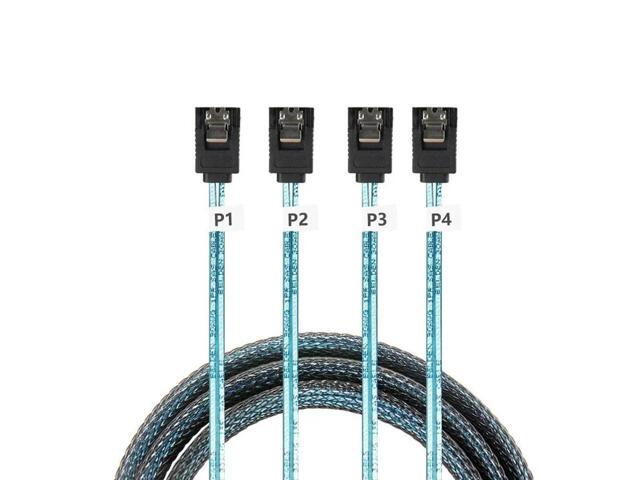 Click here for FOR Hard Drive Cable MINISAS 4-to-4 SATA 6G Data C... prices