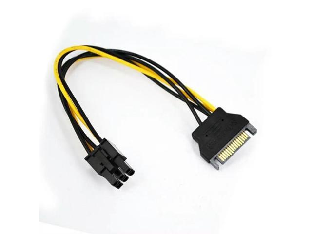 Click here for FOR 10 PCS/LOT SATA Power Cable 15 Pin To 6 Pin PC... prices