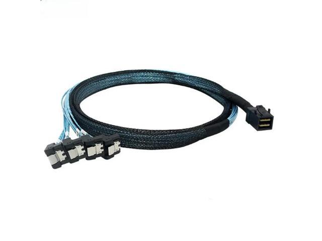 Click here for FOR MINI SAS SFF-8643 to 4 Ports SATA 90 degree se... prices