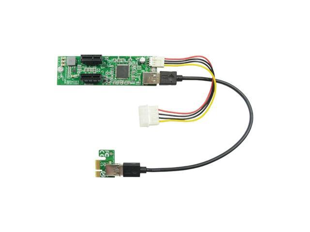 Click here for FOR PCI-Express 1X To 2 Ports PCI-e 1X Multiplier... prices