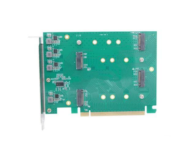 Click here for FOR PCIE 3.0 X16 To 4 NVME M.2 M KEY Bifurcation P... prices