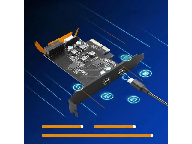 Click here for FOR PCIe To USB 3.1 Type-c Gen2 Adapter Card with... prices