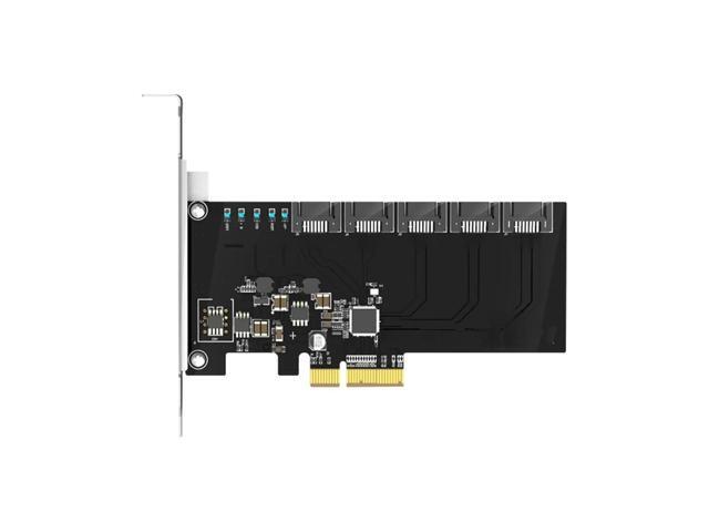 Click here for FOR 5 Port SATA 3.0 Expansion Card PCIe X4 PCI-E X... prices