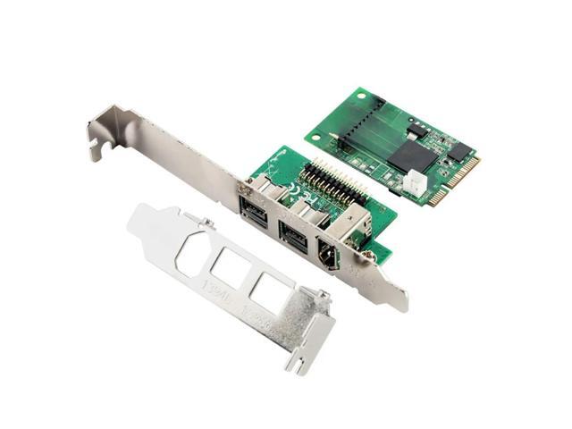 Click here for FOR Mini PCI Express 1 Port Firewire 1394A and 2 p... prices
