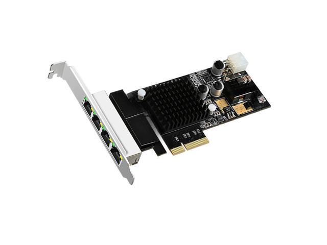 Click here for FOR 4 Quad Port I350 RJ45 POE PCI-E PCIe 4X Networ... prices