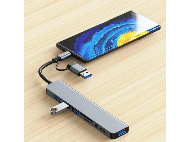 Click here for FOR 8 in 1 Ports USB A Type C Hub Concentrator Doc... prices