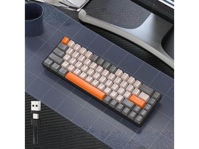 Click here for FOR K68 2.4G/BT5.0 Wireless Gaming Mechanical Keyb... prices