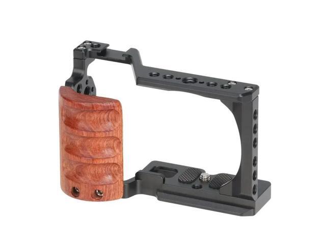 Click here for FOR ZVE10 Camera Cage Wooden Side Handle Top Hand... prices