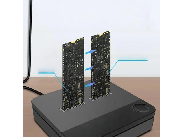 Click here for FOR USB 3.1 Type C to M.2 SATA Dual Bay SSD Enclos... prices