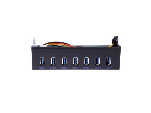 Click here for 7 Port USB 3.0 5.25 Internal CD-ROM Bay Front Pane... prices
