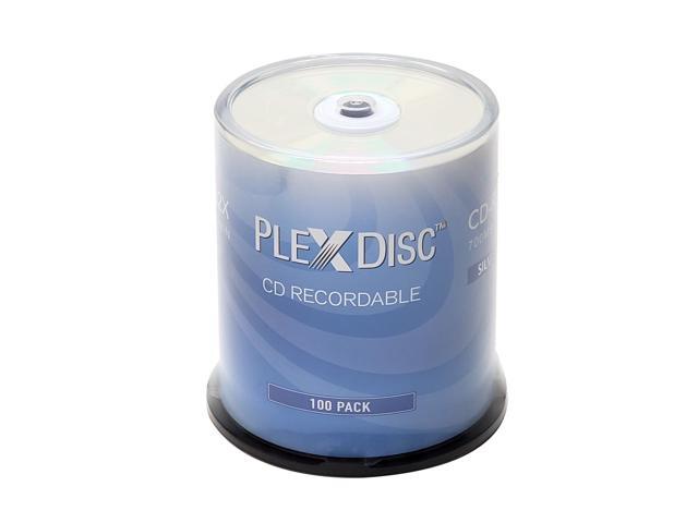 Click here for PlexDisc CD-R 700MB 52X Silver Inkjet Hub Printabl... prices
