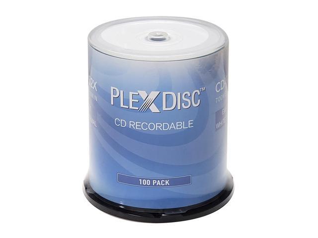 Click here for PlexDisc 52X 700MB White Thermal Hub Printable CD-... prices