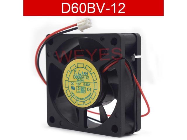 Click here for For D60BV-12 DC 12V 0.50A 60*60*25 6CM 2 wire doub... prices